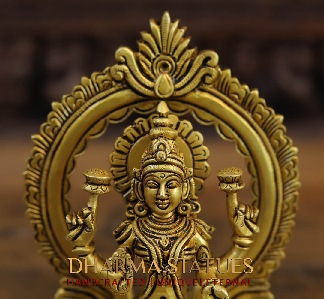 Brass Yaksha Chakra Lakshmi Ganesha Pair with Diya and Incense Burner ...