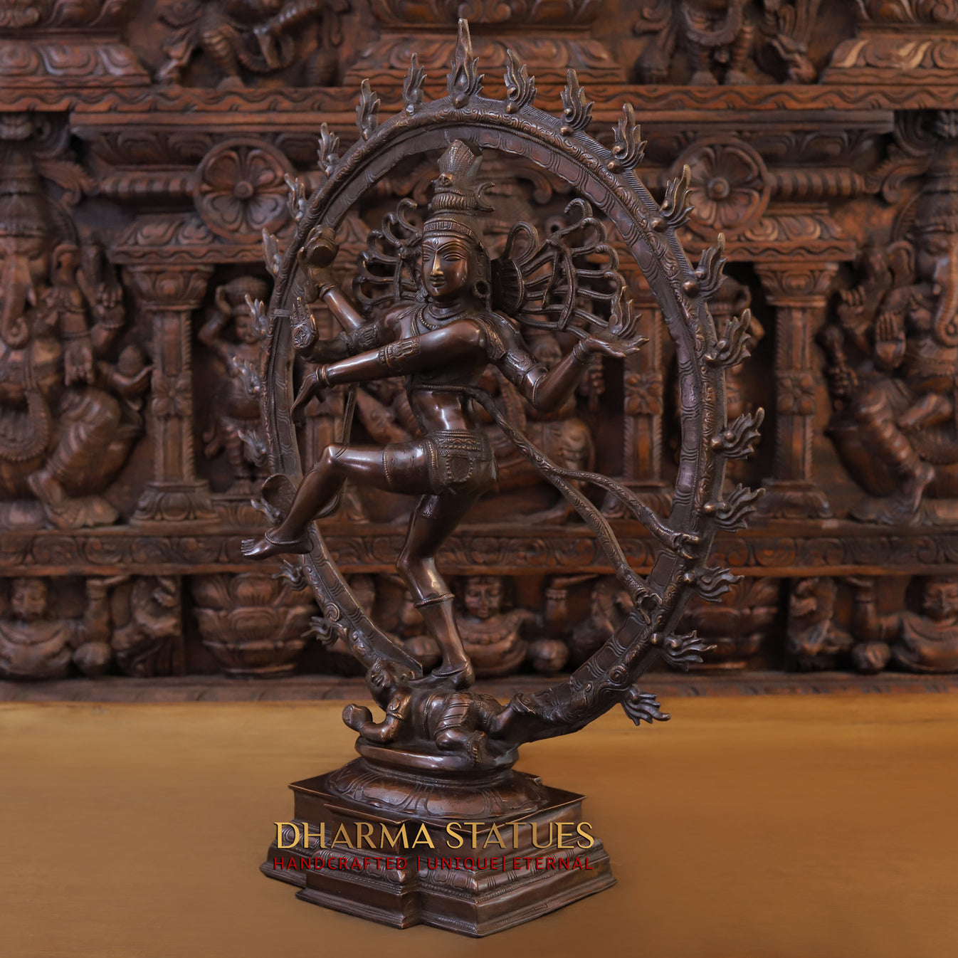 Buy Brass Handcrafted Natraj Statue Lord Shiva | Fine Copper Online ...