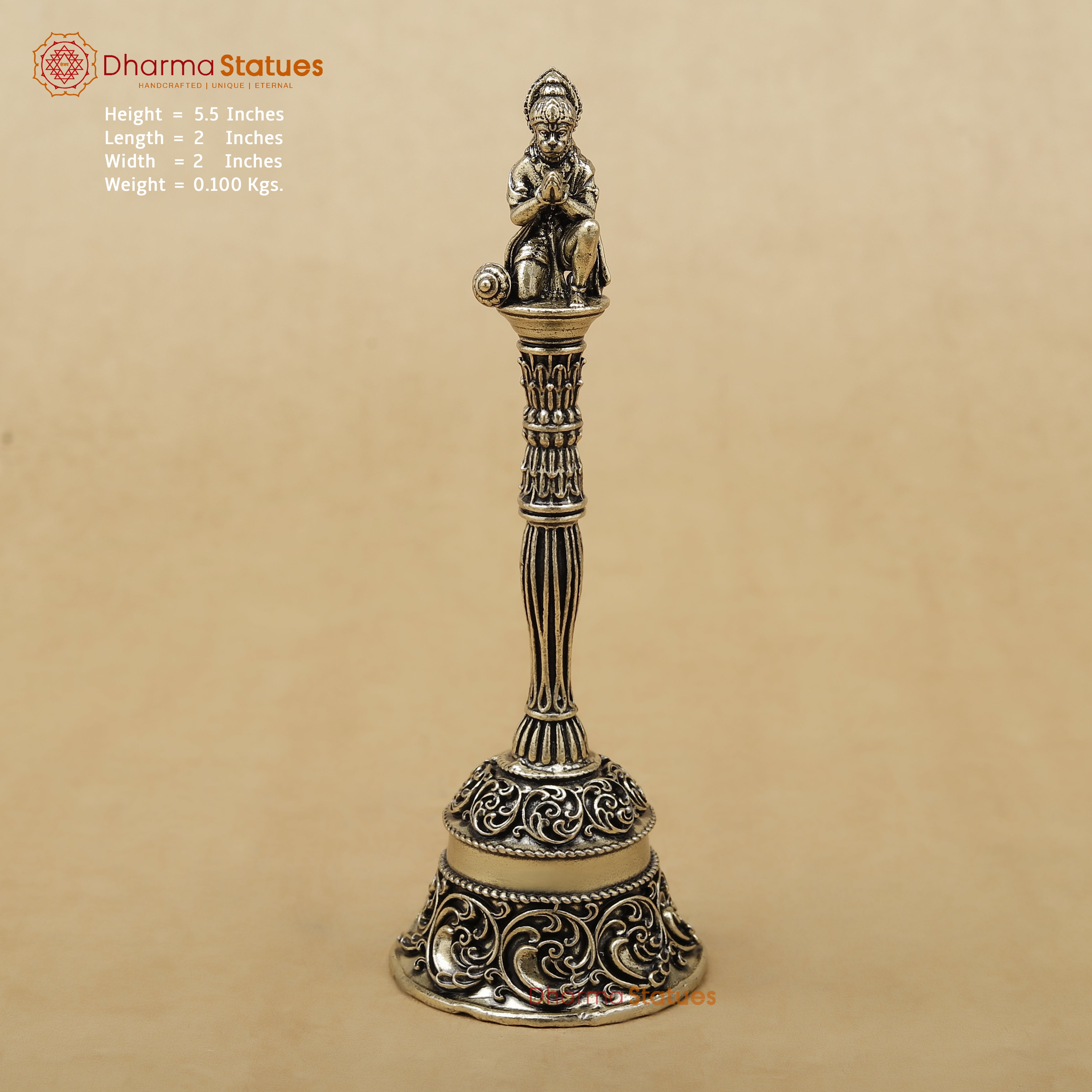 Brass Shankh Ghanti (Bell), 5.5"' – Dharma Statues