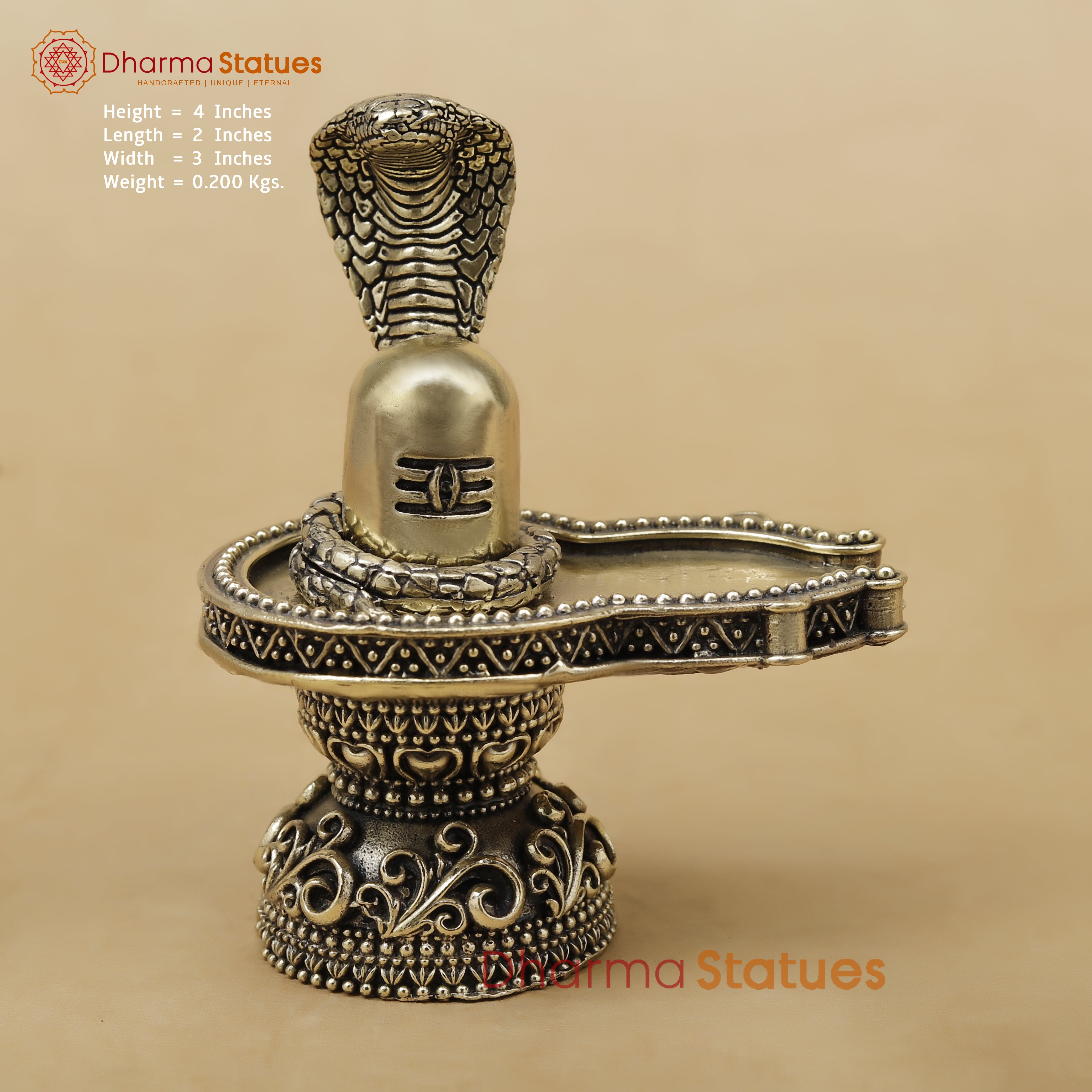 Brass Shivling Fine, 4