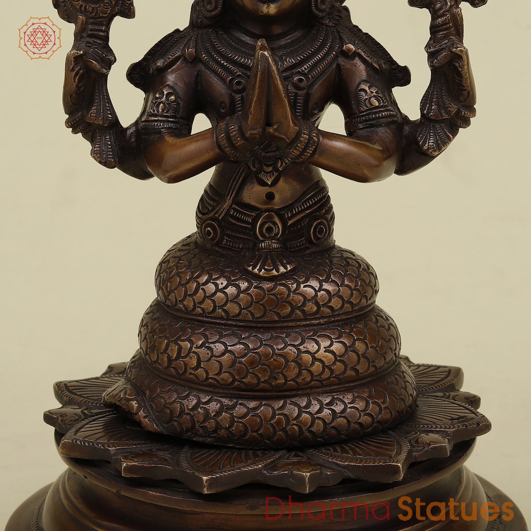 Brass Patanjali with Copper Finish, A Symbol of Yoga and Enlightenment ...