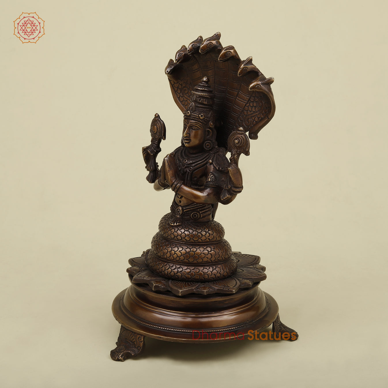 Brass Patanjali with Copper Finish, A Symbol of Yoga and Enlightenment ...