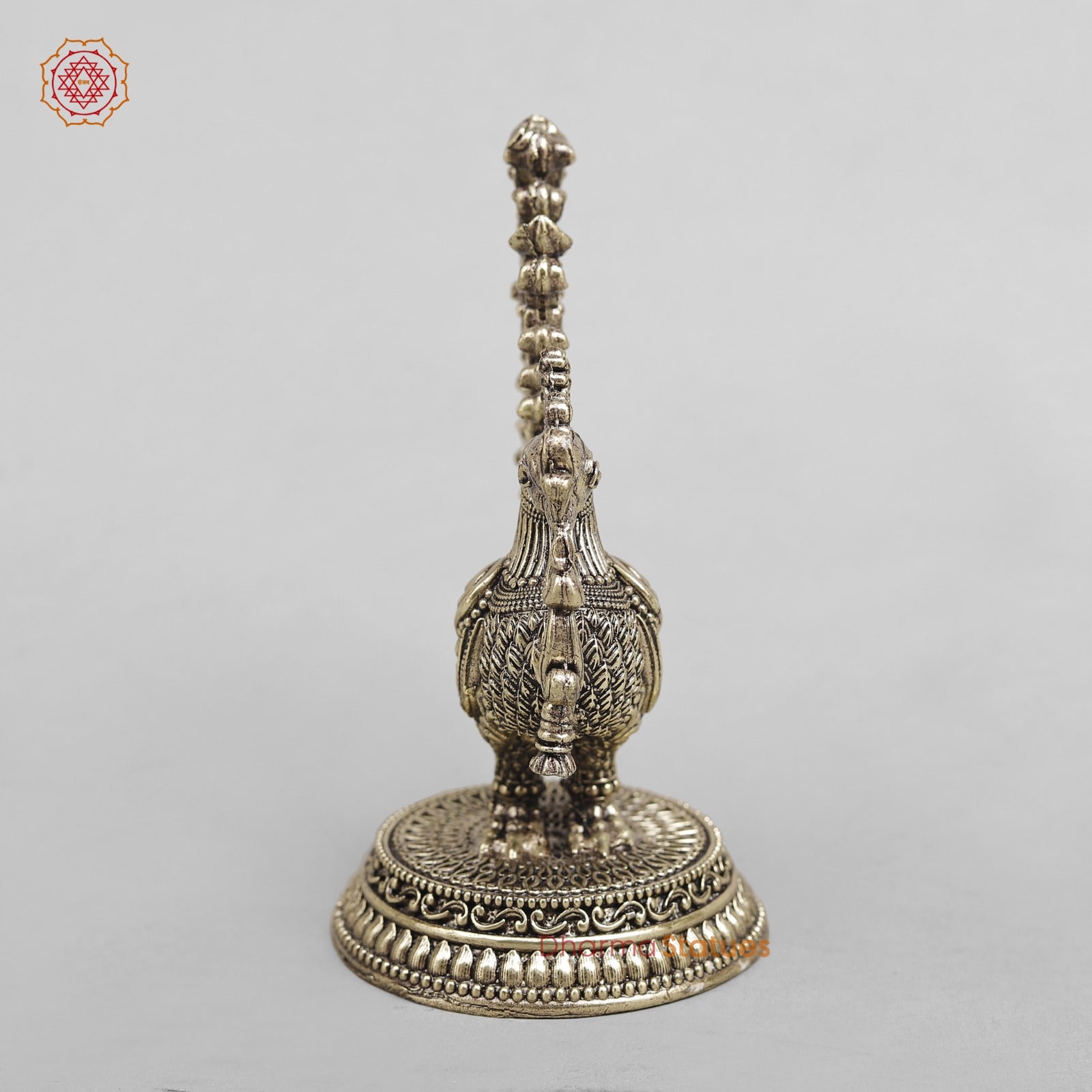 Brass South Indian Peacock Fine 5.5” – Dharma Statues